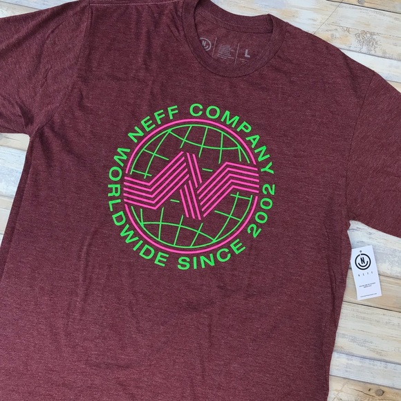 Neff | Shirts | Neff Company Worlwide Since 202 Mens Retro Tee | Poshmark